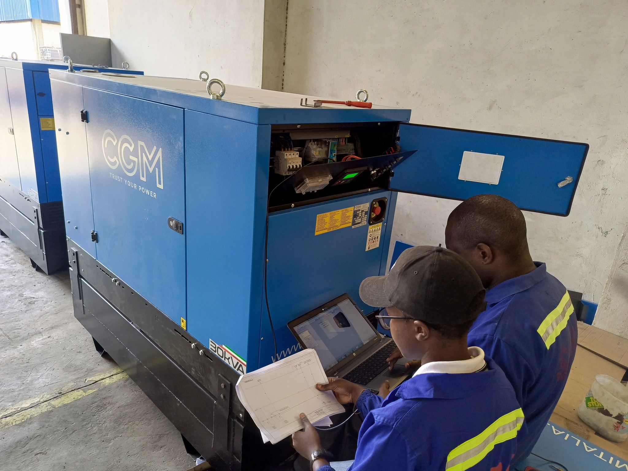 SARO AGRO’S ENGINEERS ENHANCE CGM 30KVA AND 20KVA GENERATORS FOR OPTIMAL PERFORMANCE – Saro Agro ...