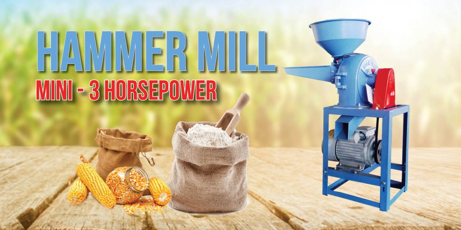 Mini Hammer Mill – 3HP Electric – Saro Agro Industrial Ltd